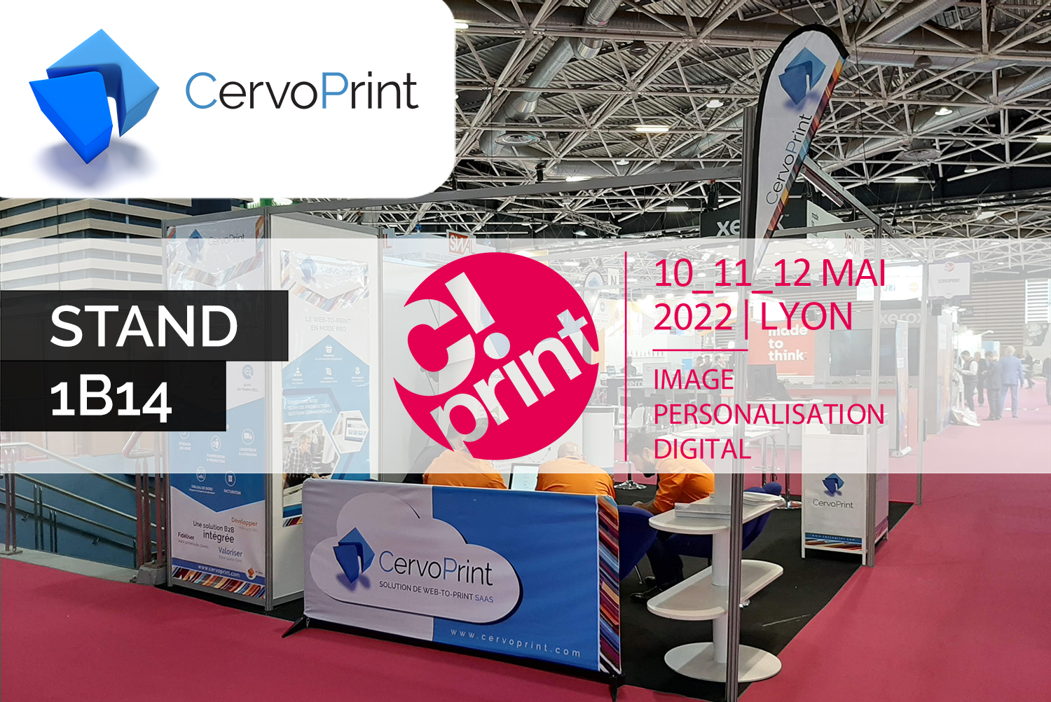 CervoPrint sera présent au salon C!Print 2022 - e-Cervo