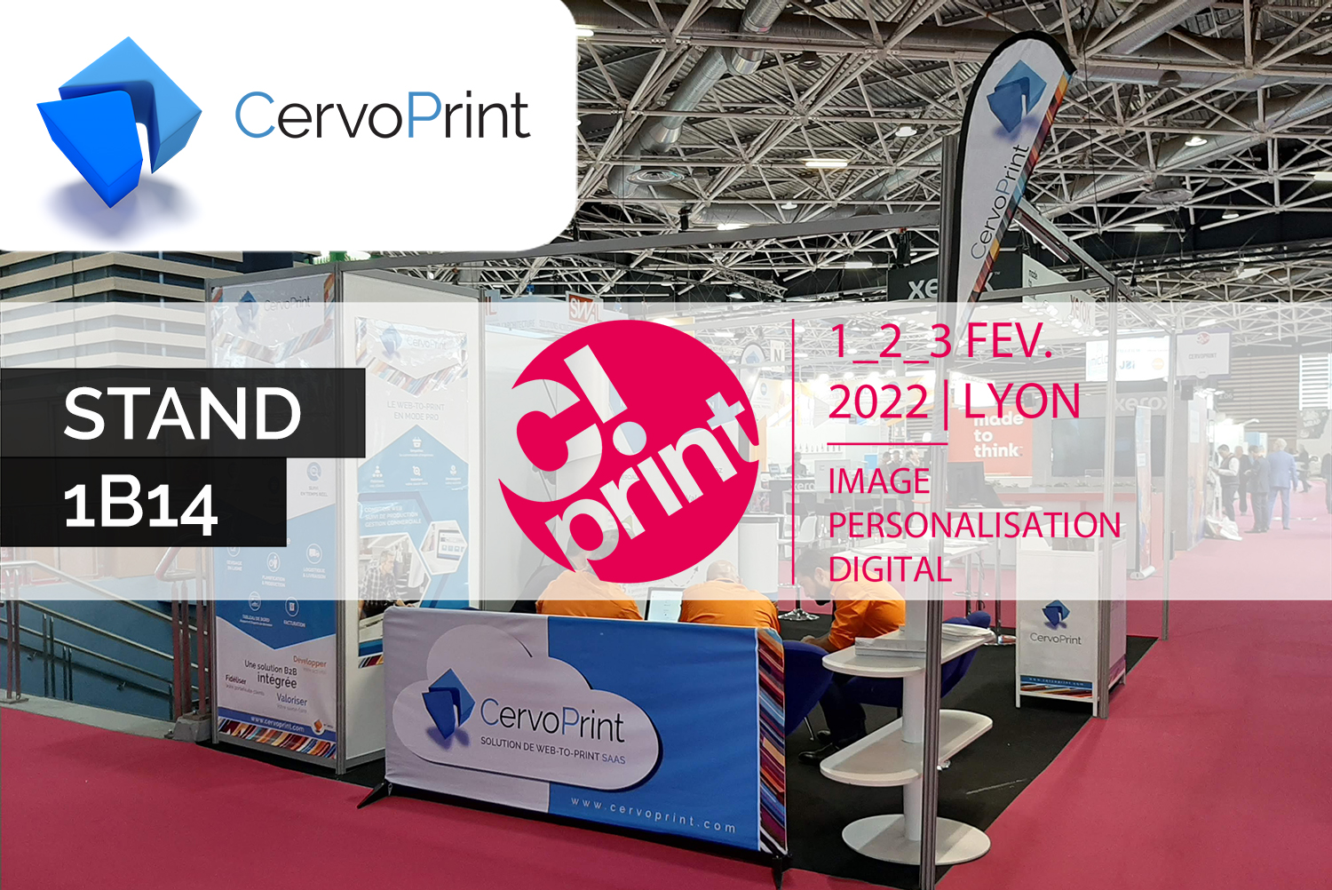CervoPrint sera présent au salon C!Print 2022 - e-Cervo